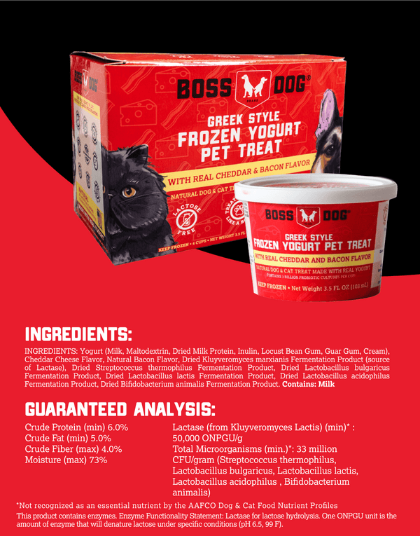 Frozen Greek Yogurt - Boss Dog Brand Inc